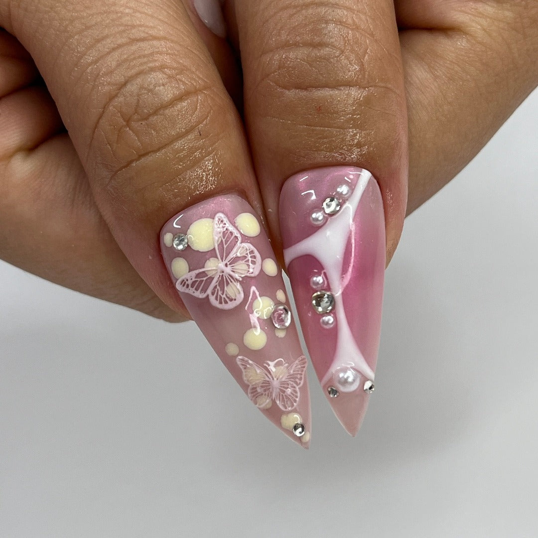 Ethereal Furry - Handmade Press On Nails by Lilynailsart.co – LILY ...